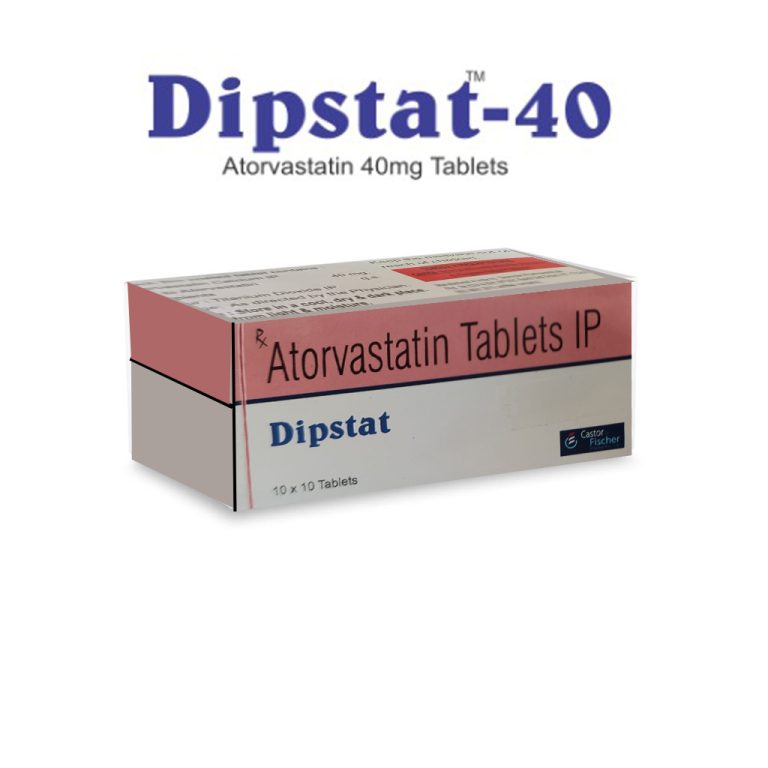 Dipstat-40 Atorvastatin 40mg Tablets – Castor And Fischer